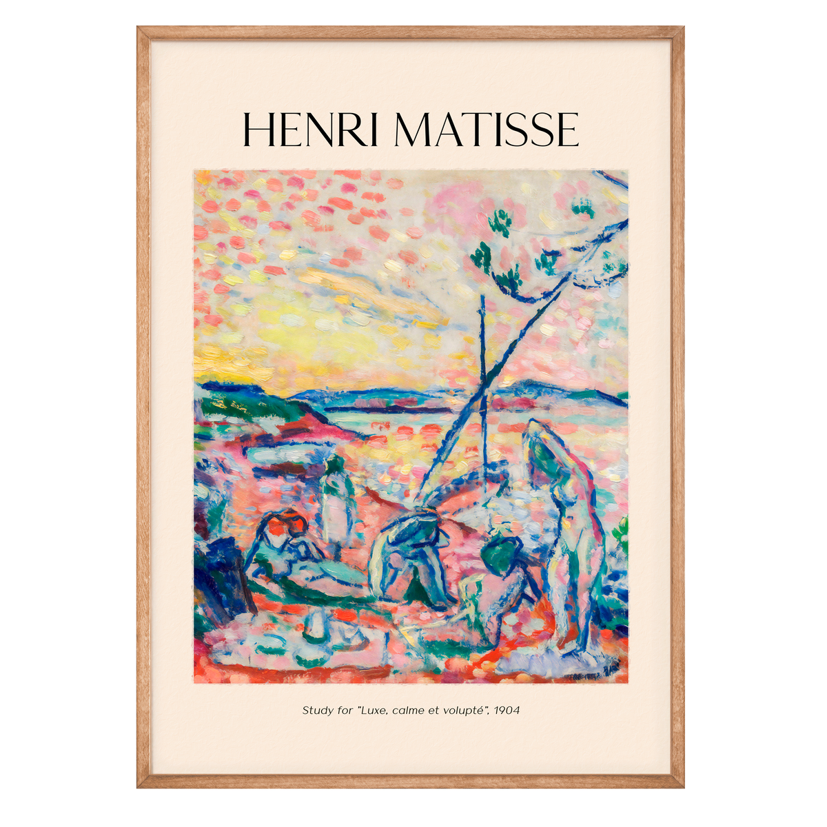 Henri Matisse - Study for "Luxe, calme et volputé" Plakat – Papery