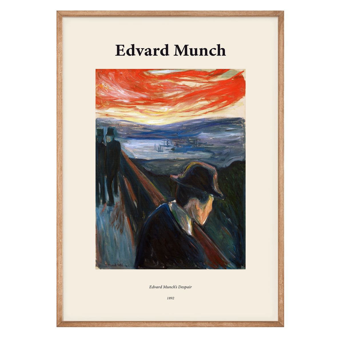 Edvard Munch - Edvard Munch's Despair Plakat – Papery
