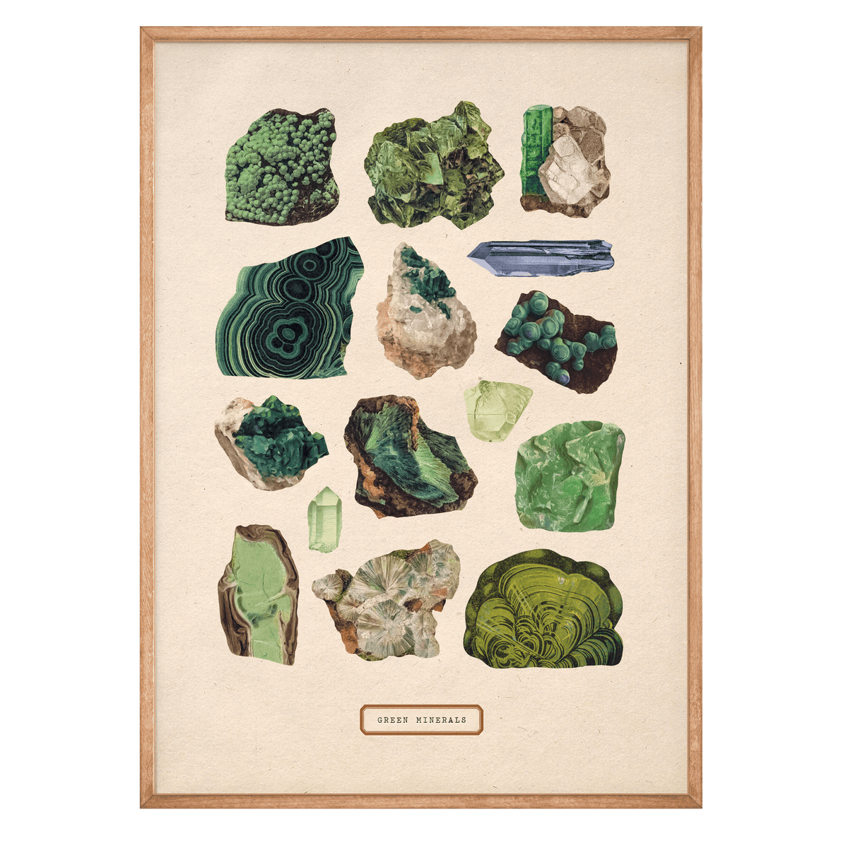 Green Minerals Plakat – Papery
